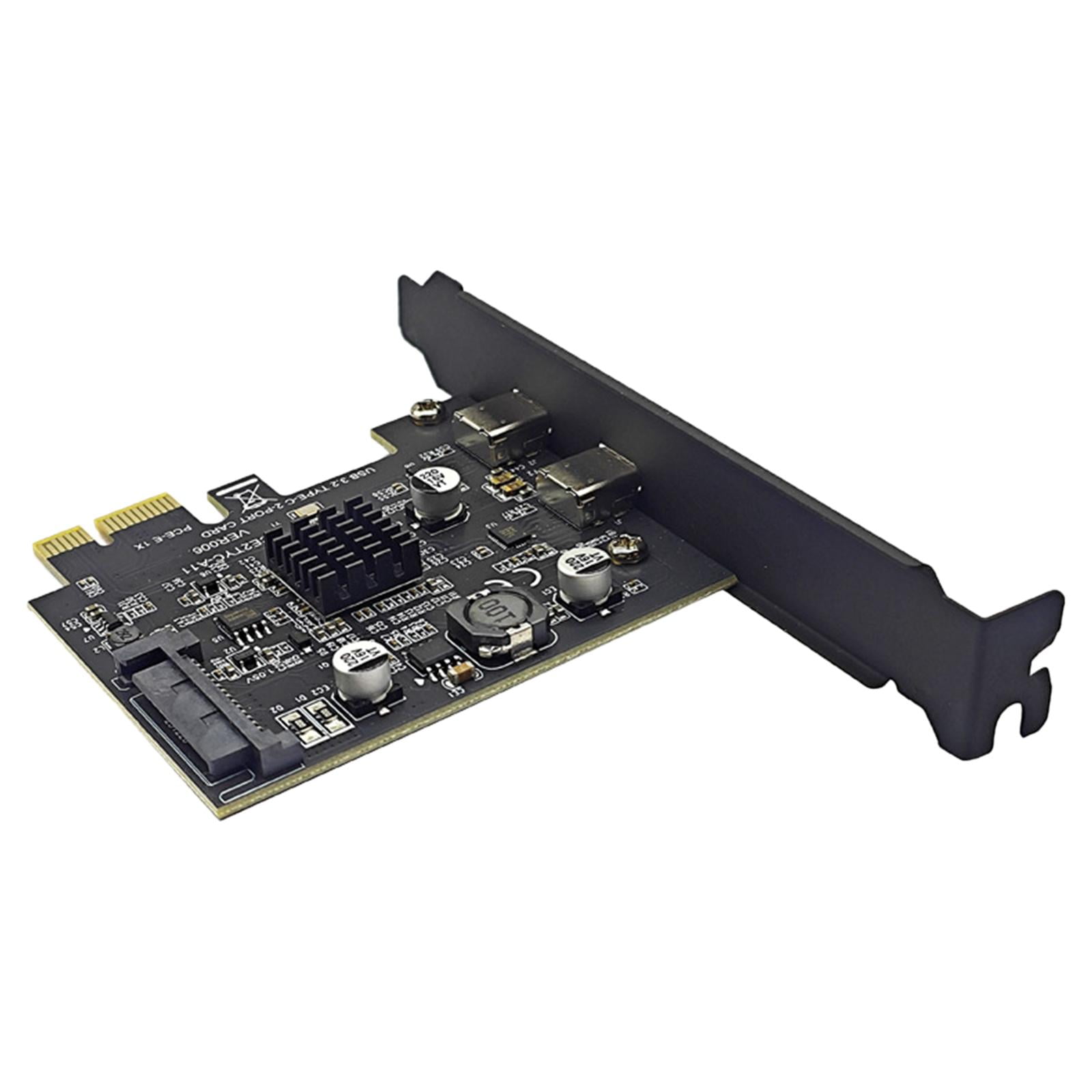 LeeQinersw PCI E 1x to USB3.2 Type C Expansion Card Adapter 10Gbps ...