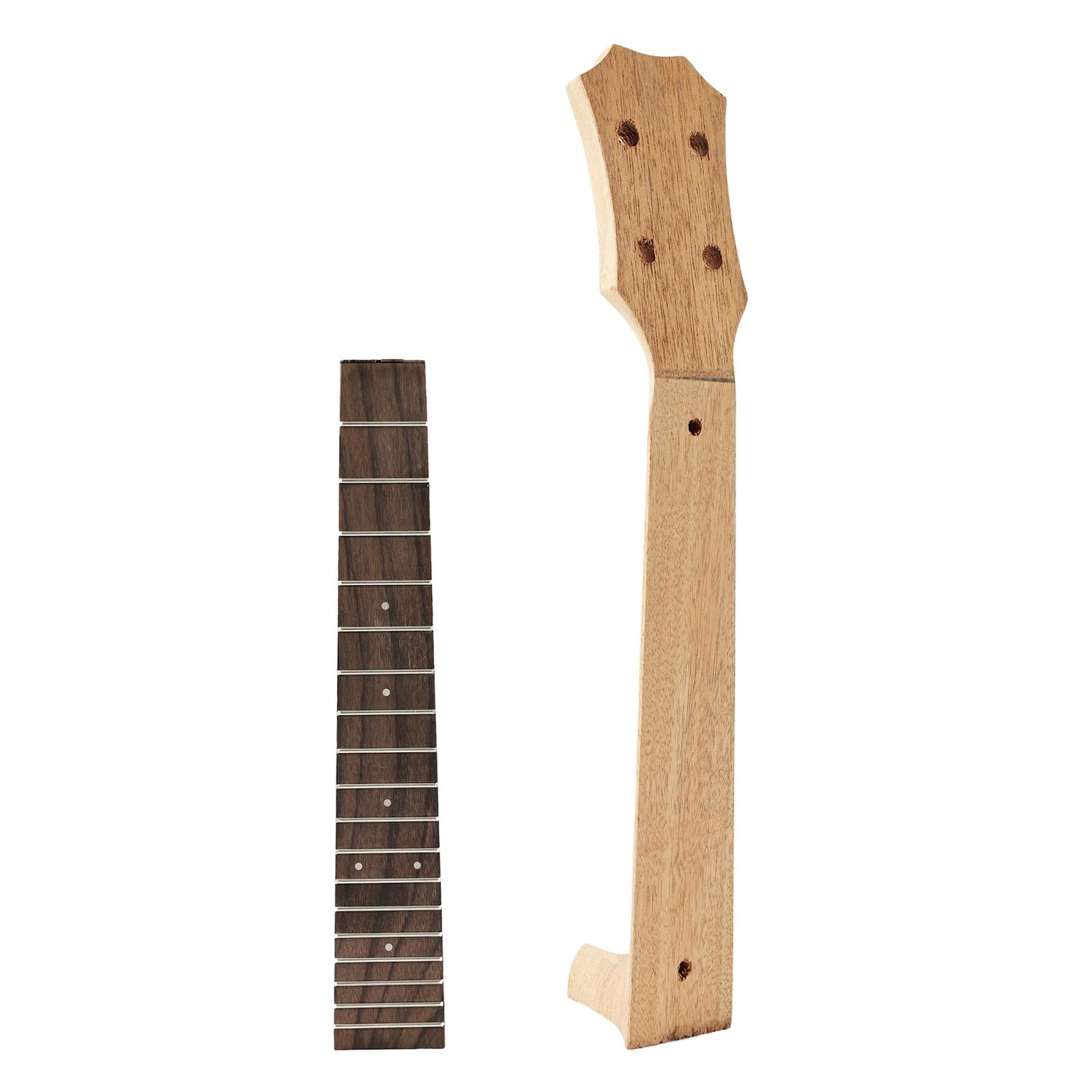 LeeQinersw Ukulele Neck and Fretboard DIY Ukulele Fingerboard for ...