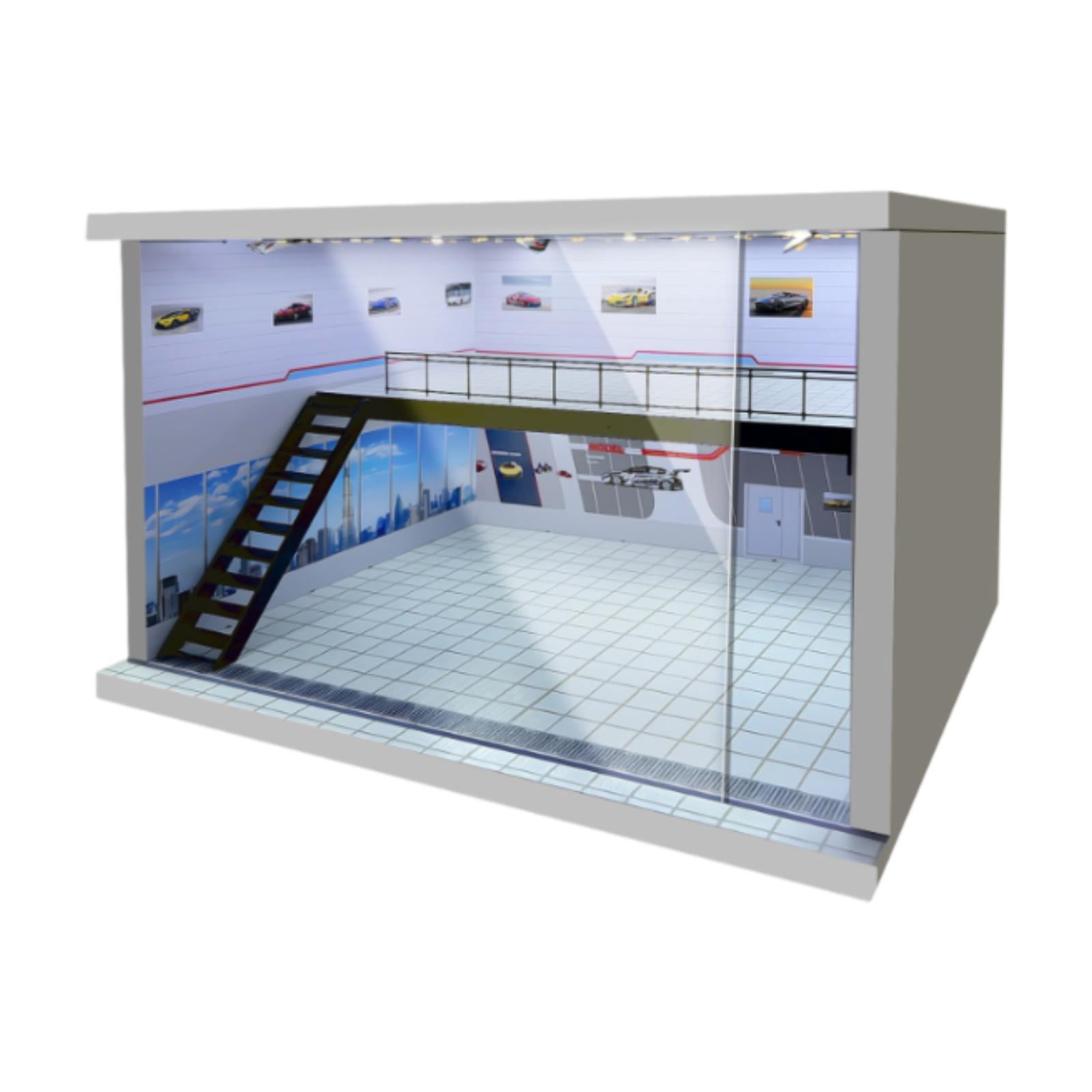 LeeQinersw Vehicle Model Display Case 1/64 1/36 1/32 Scale Dustproof ...