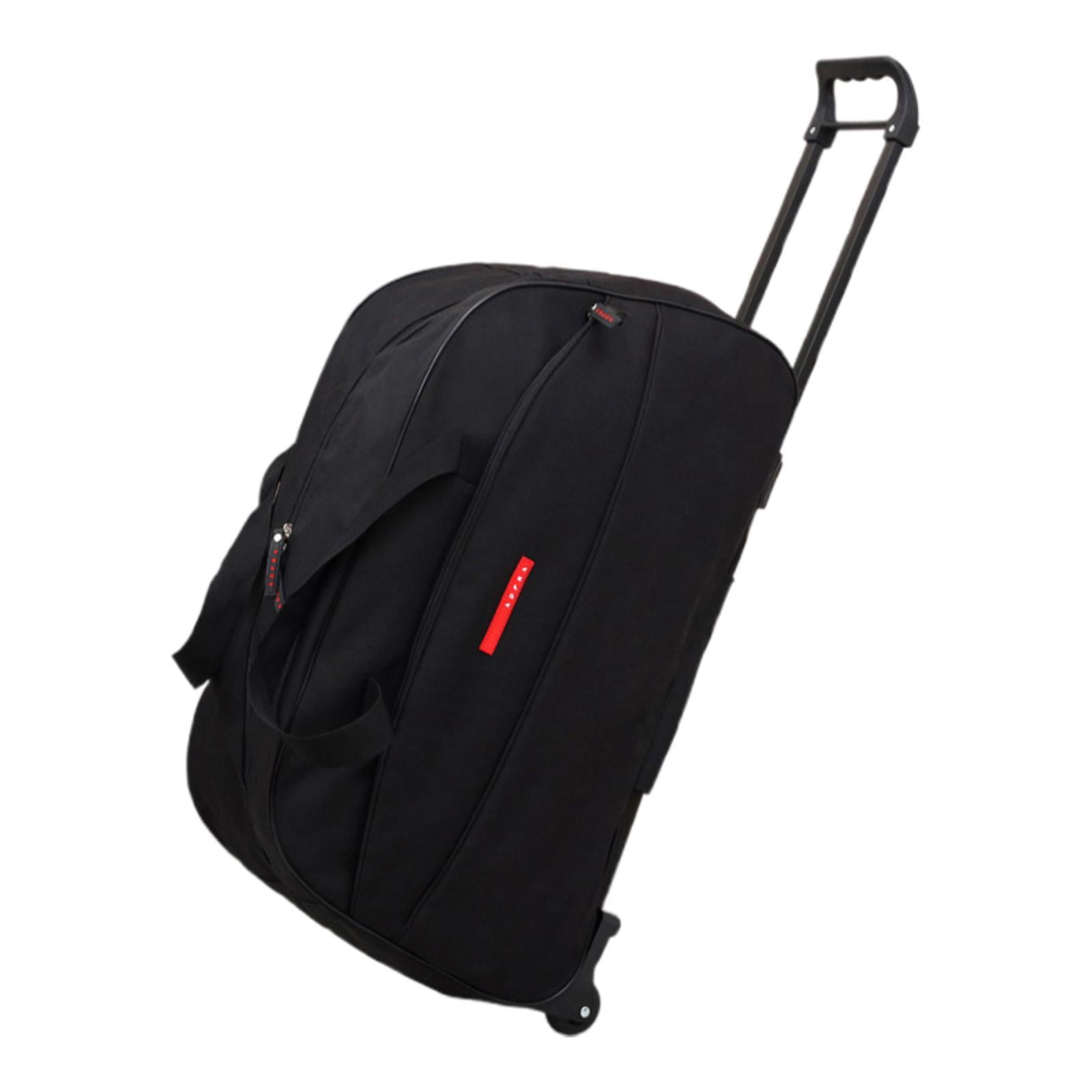 LeeQinersw Wheeled Rolling Duffel Bag Foldable Travel Garment Bag for ...