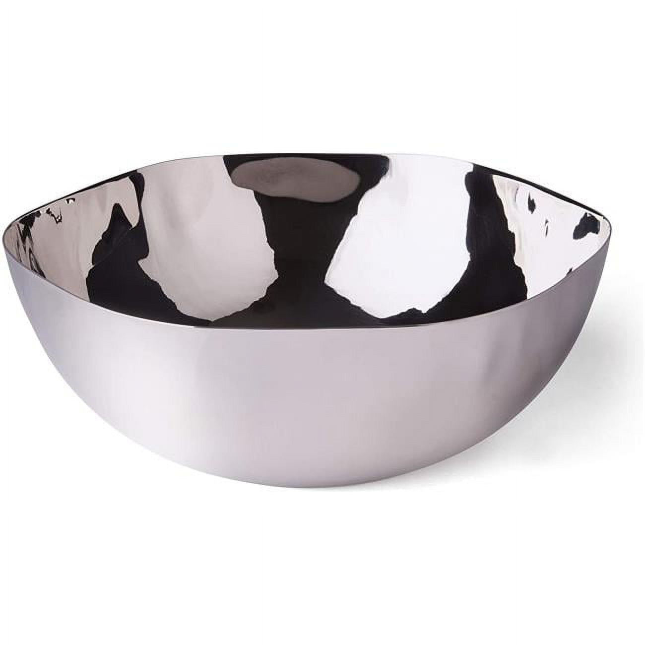 Leeber 72188 7.5 in. Stainless Steel Organic Shape Bowl, Silver ...