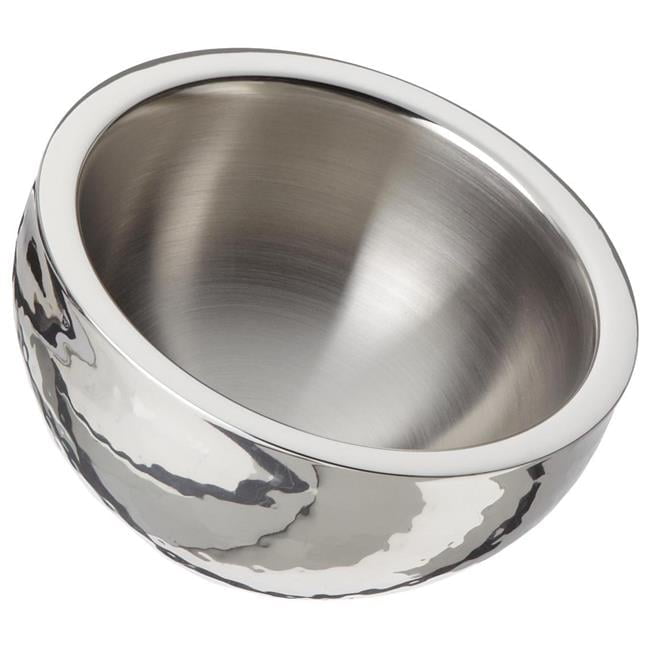 Leeber 72681 Hammered Dual Angle Bowl, DoubleWall, 6 in. - Walmart.com