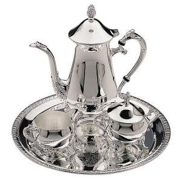 Leeber Coffee Service, 4 Piece Set, Silver-Plated - Walmart.com