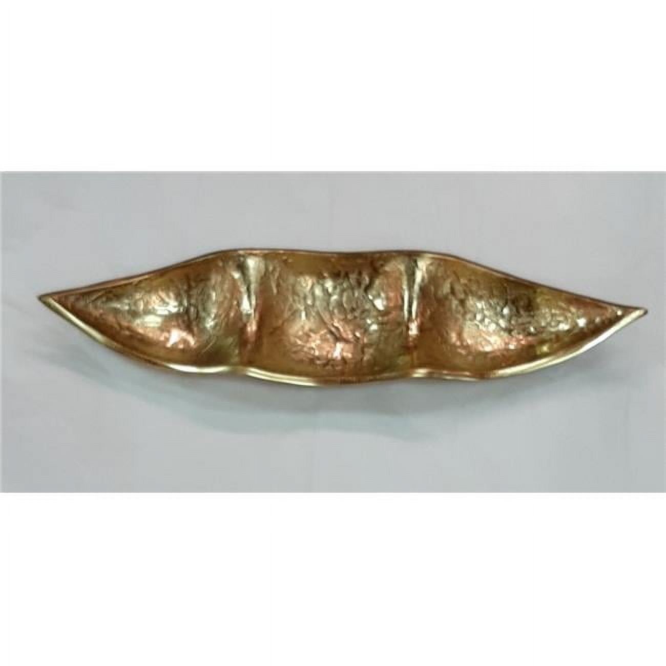 Leeber Limited 75069 Triple Section boat Shape Gold Colour Nuts Tray ...