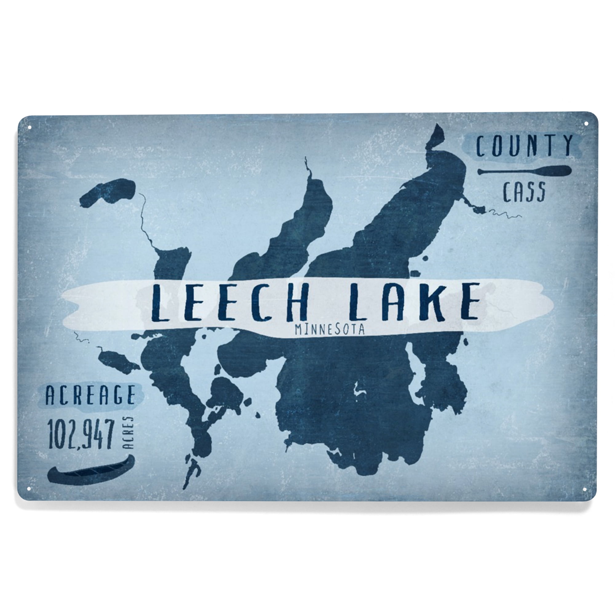 Leech Lake, Minnesota, Lake Essentials, Lake Shape, Acreage, and County ...