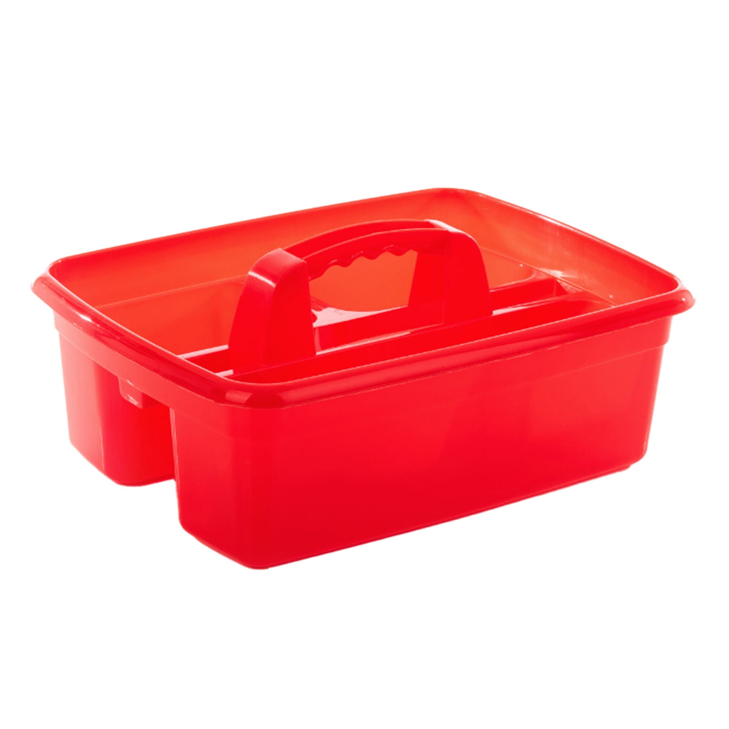 Leecroft Handy Plastic Caddy Red - Walmart.com