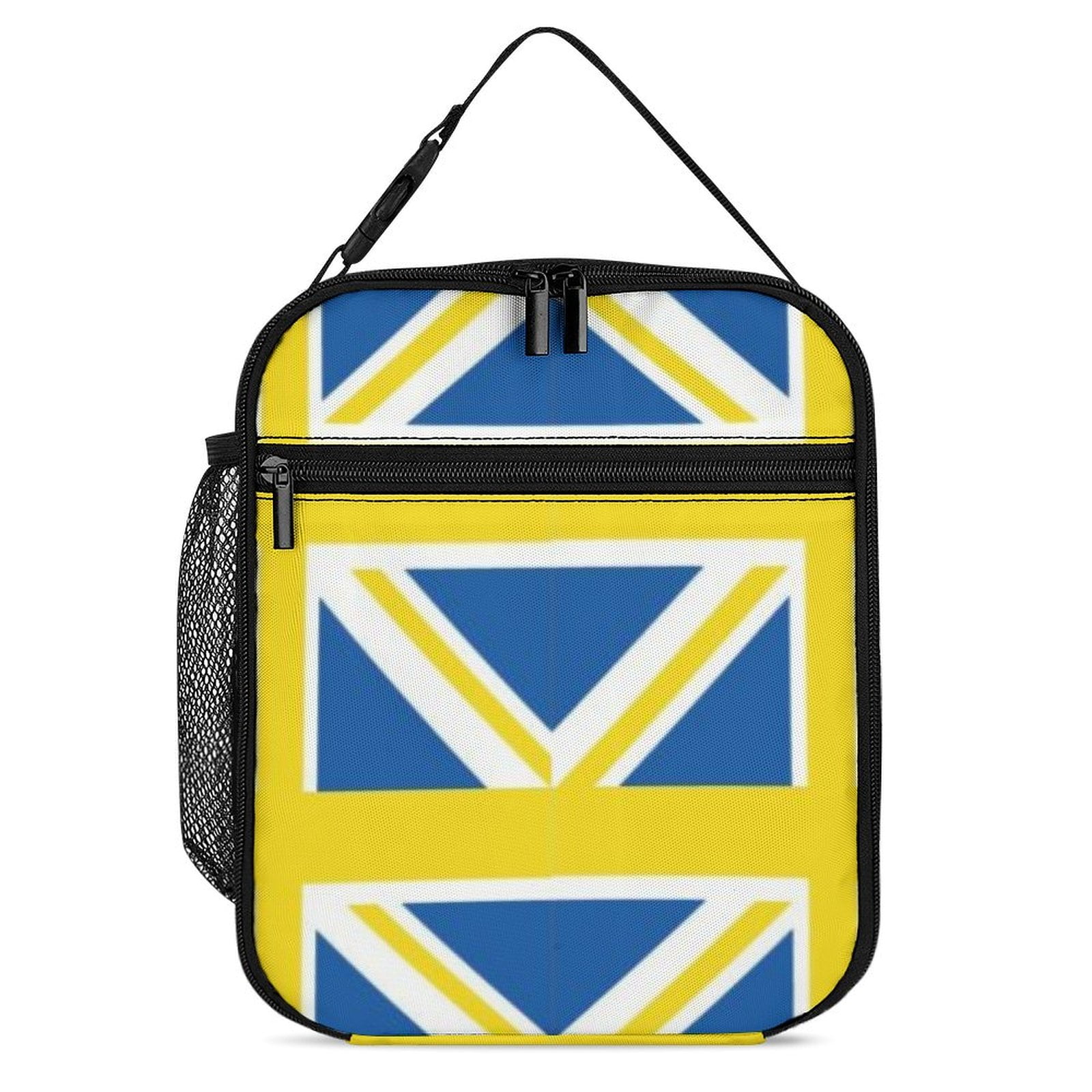 Leeds Blue White Yellow Union Jack Flag Portable Lunch Bag Insulated ...