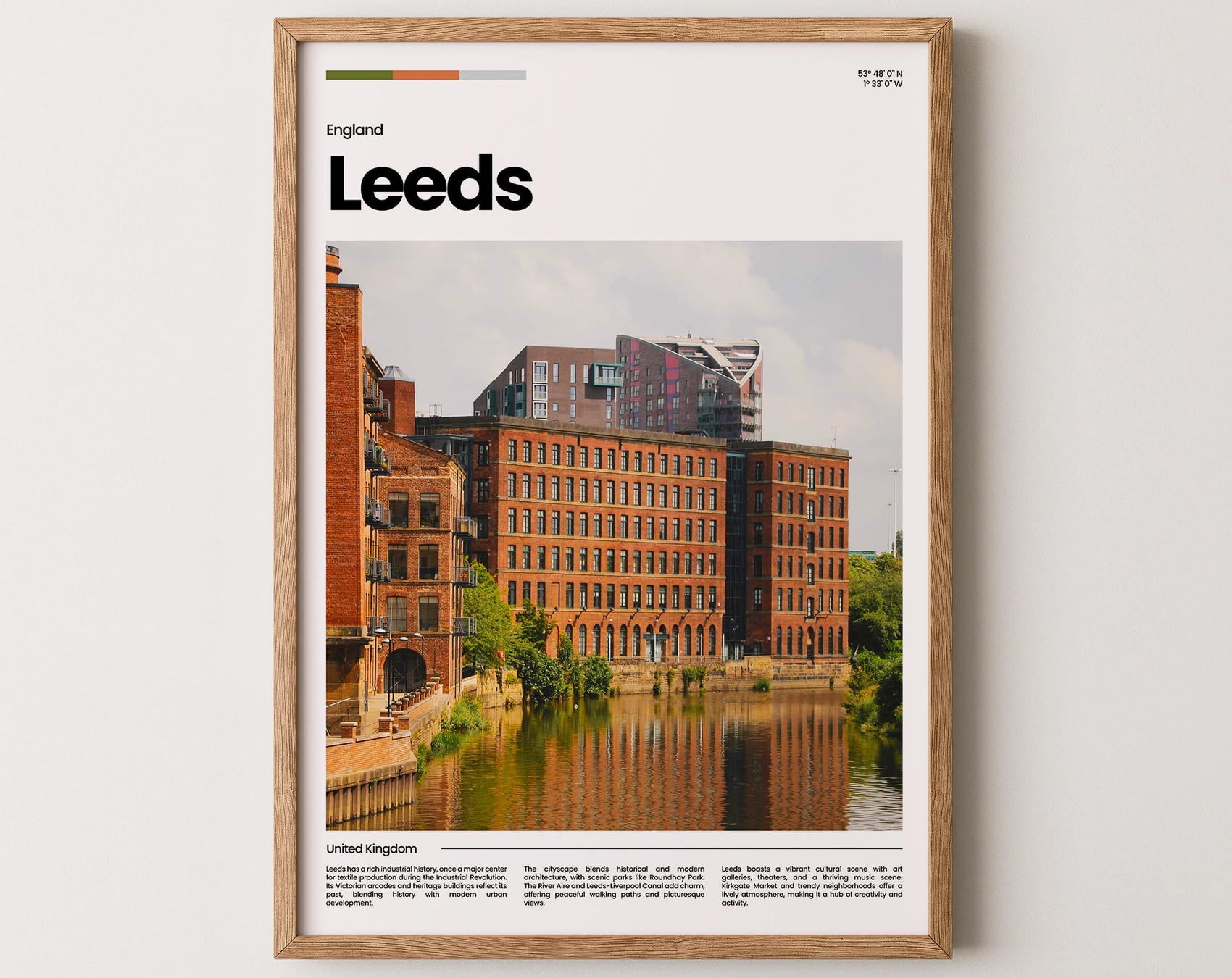 Leeds Poster, Leeds Print, Leeds Photo, Leeds Art, England Poster ...
