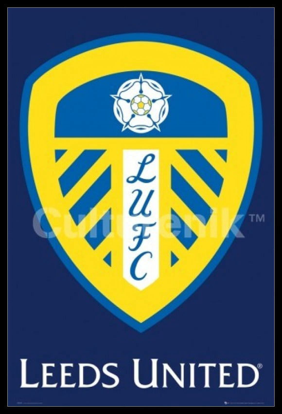 Leeds United Club Crest Laminated & Framed Poster (36 X 24) - Walmart.com