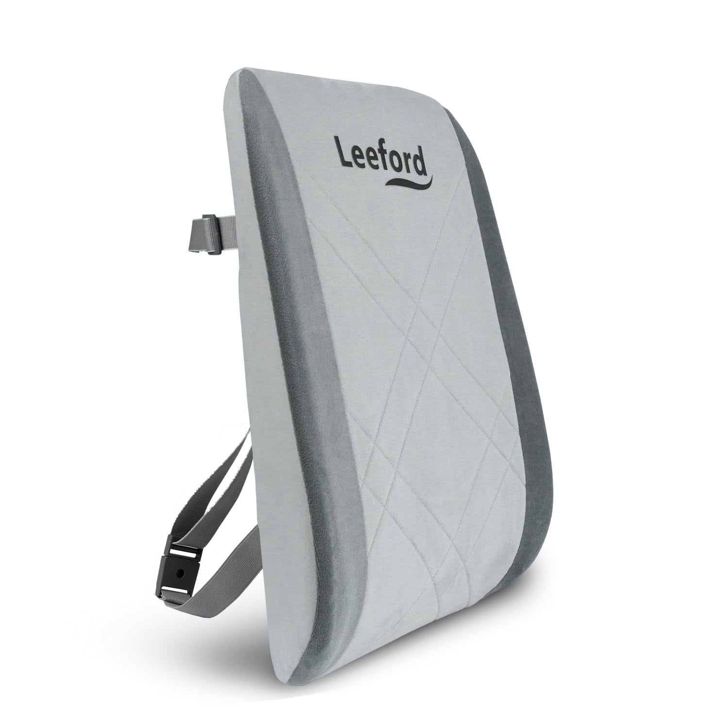 Leeford Back Rest for Chair Carwith Breathable Fabric Adjustable Strap ...