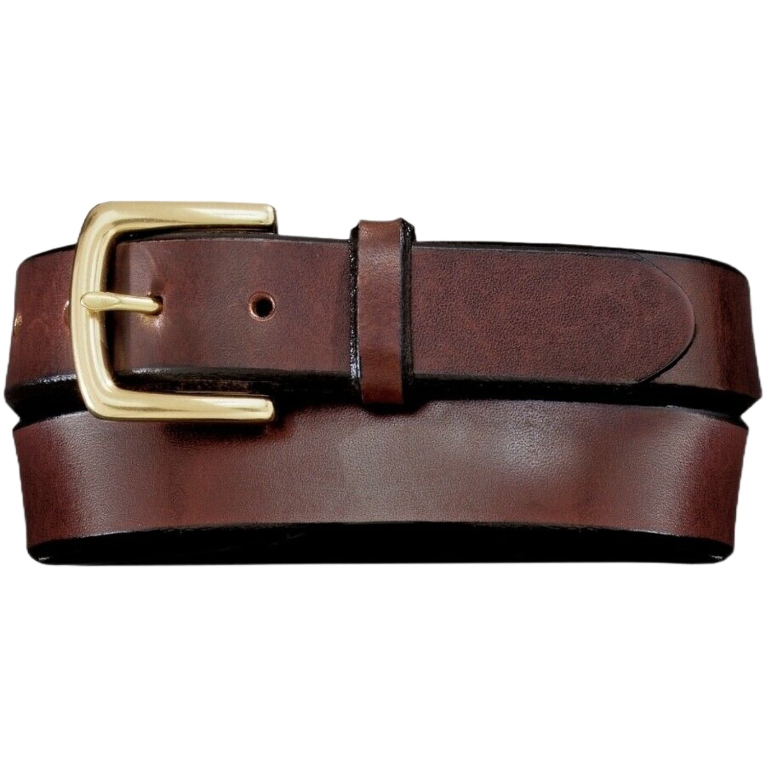 Leegin Men's Brown English Bevel Latigo Belt 21807 - Walmart.com