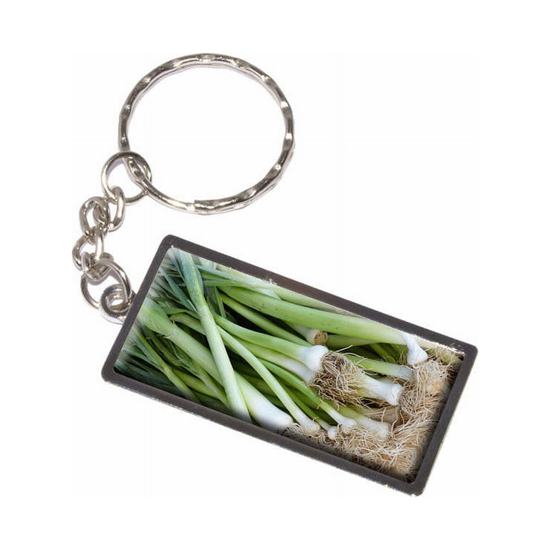 Leeks Green Onions Scallions Keychain Key Chain Ring - Walmart.com