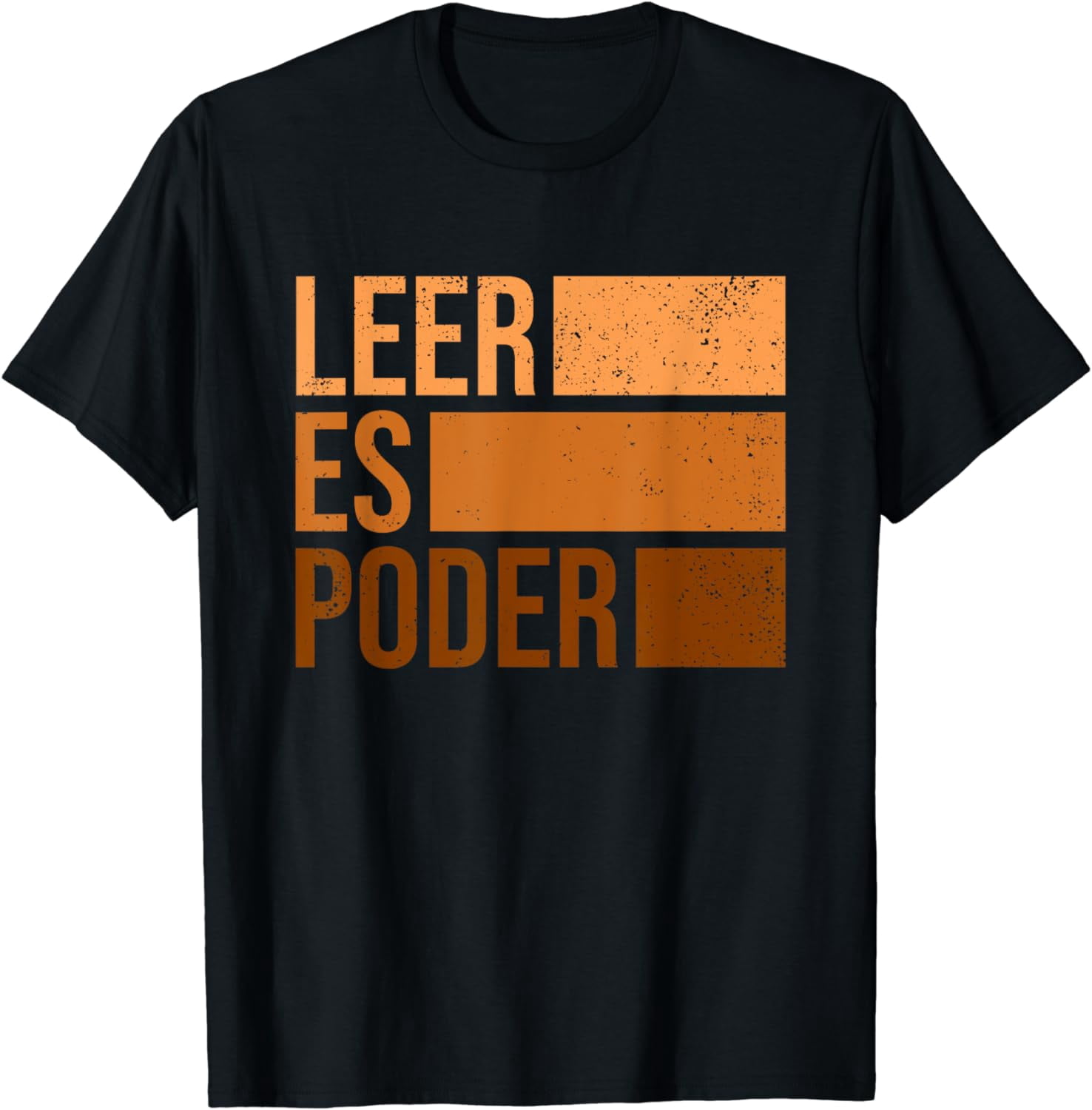 Leer Es Poder Afro Latino Black History Spanish Teacher T-Shirt ...