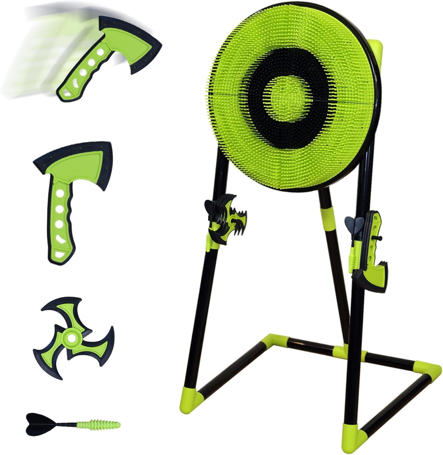 Leeray 3-in-1 bristle axe target board game - throwing target game set ...