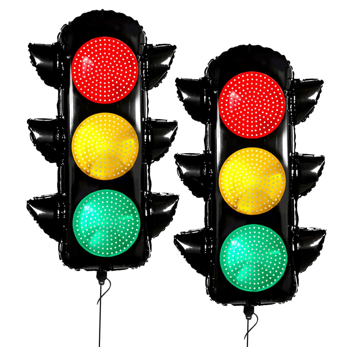 Leeroodecor 2Pcs Traffic Signal IFF17 Balloons for Race car Birthday ...