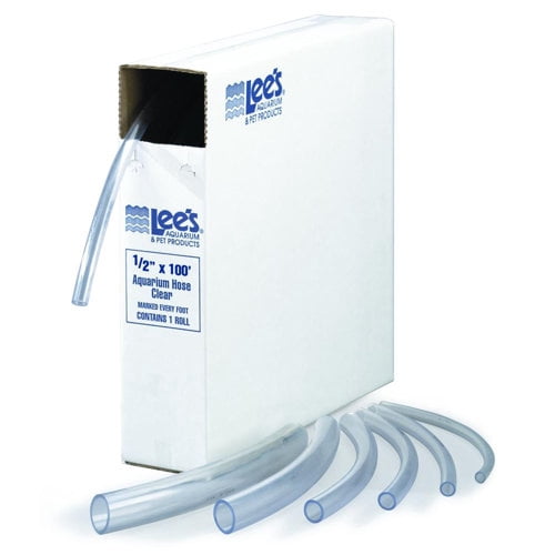 Lees Aquarium Tubing - Clear 100' Long Tube (5/8" Diameter Tubing ...