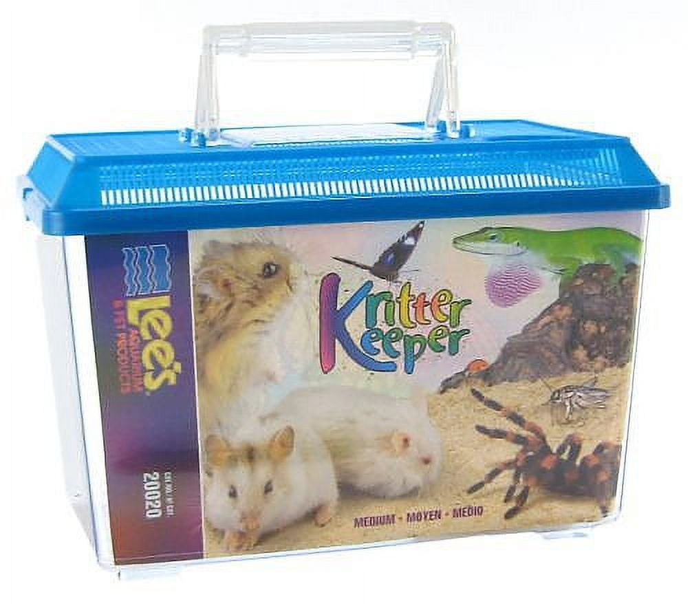 Lees Kritter Keeper with Lid [Small Pet, Carriers] Medium - 11.75"L x 6.75"W x 8"H - Walmart.com