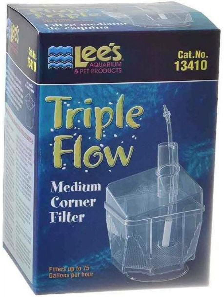 Lees Triple Flow Corner Filter [Aquarium, Filters Corner & Sponge ...