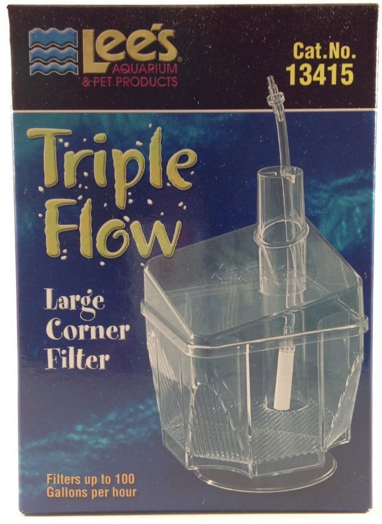 Lees Triple-Flow Corner Aquarium Filter: Versatile Efficiency for ...