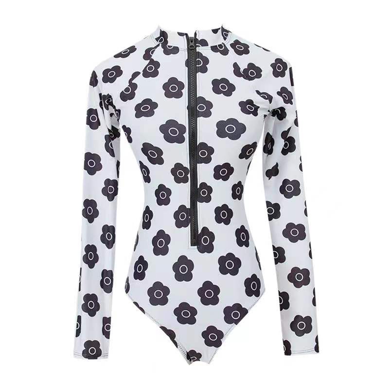 Leesechin Bikini for Women Clearance Long Sleeved Printed One-piece ...