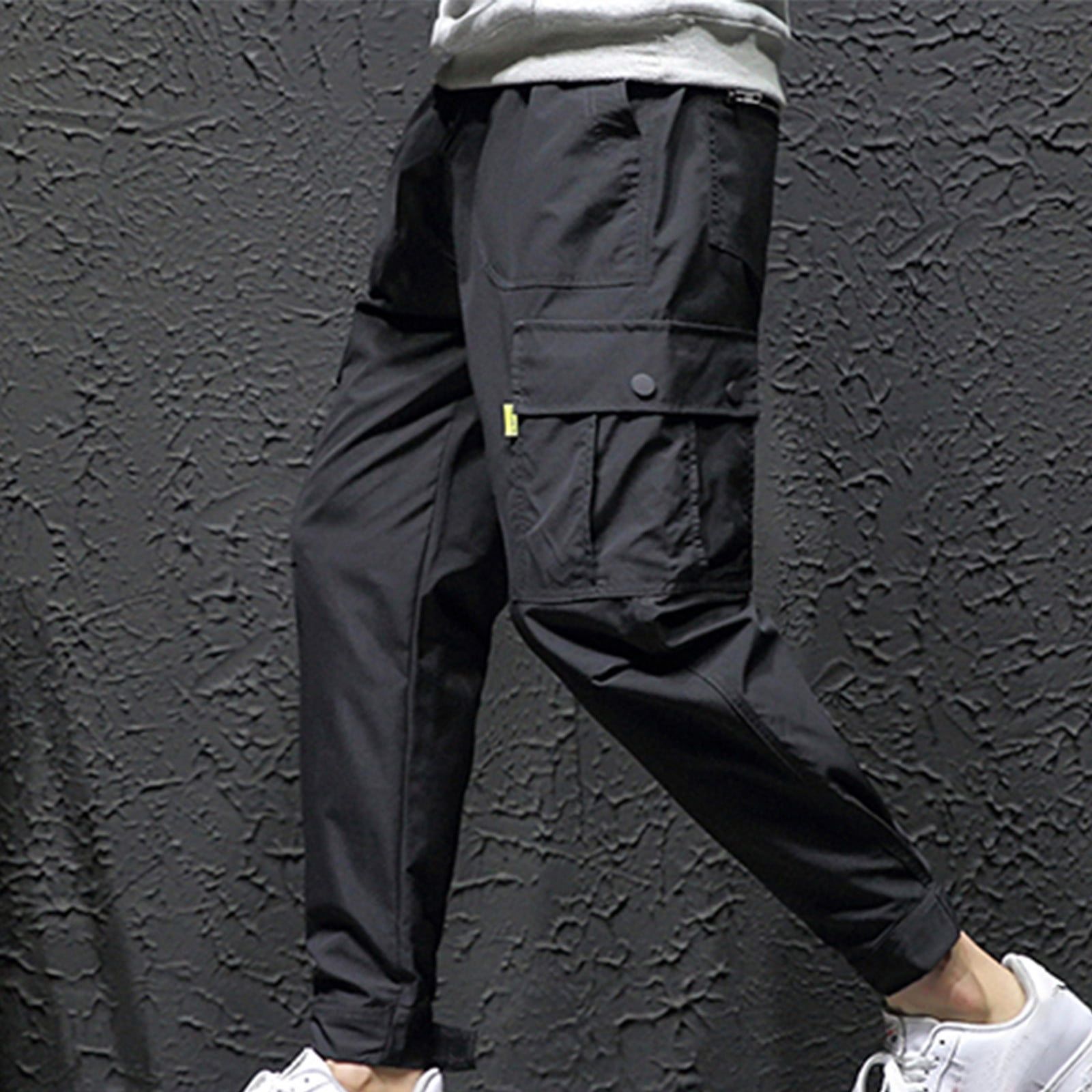 Leesechin Cargo Pants for Men Summer Khakis Casual Short Jogger Sport ...