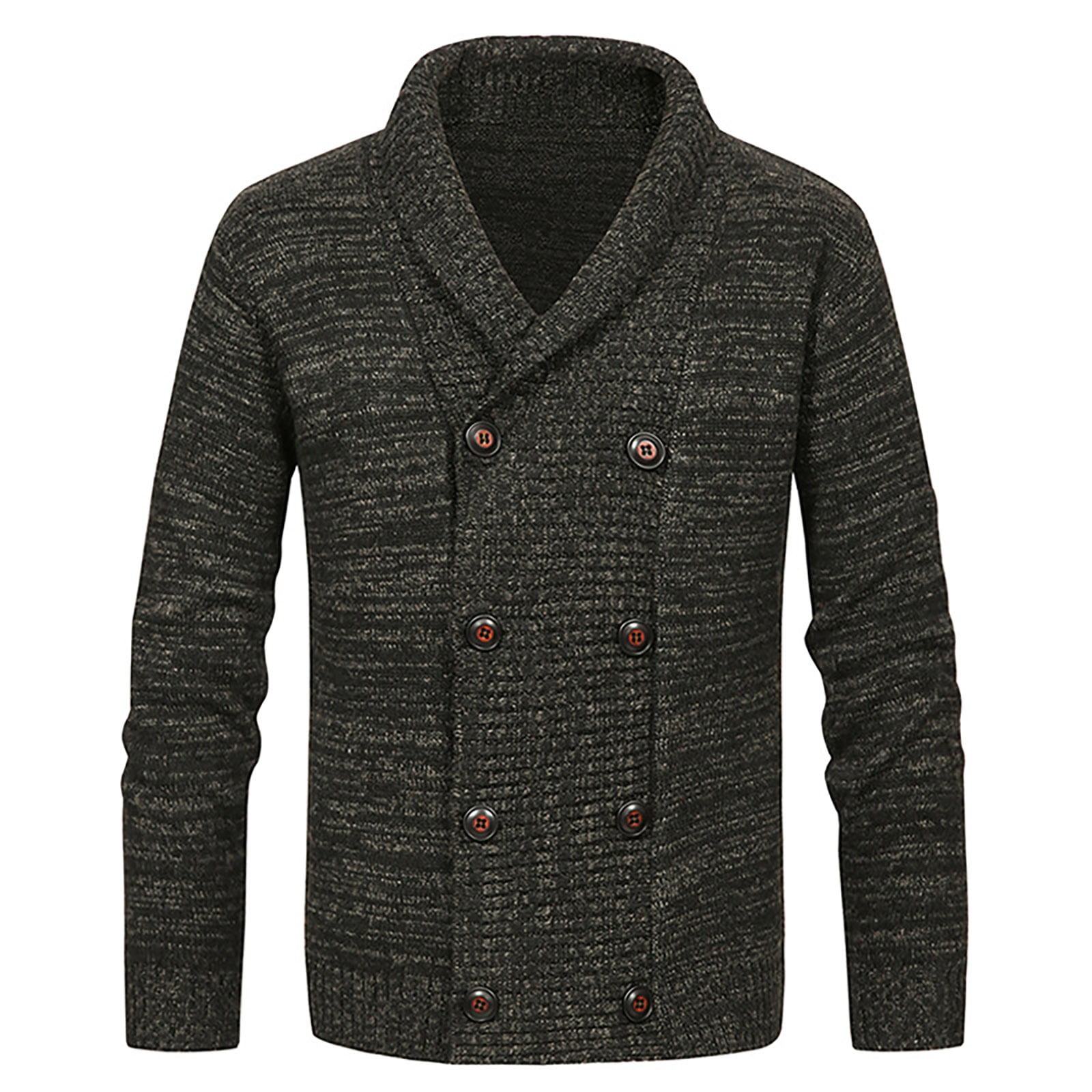 Leesechin Men's Casual Cardigan Sweaters Long Sleeve V-Neck Cardigans ...