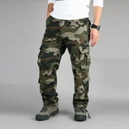 Men's Camo Jogger Pants Military Army Combat Cargo Pants Leg-Bound ...