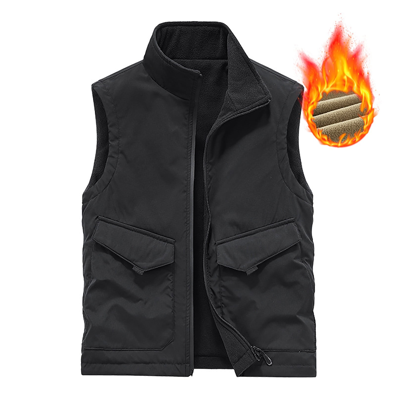 Leesechin Men's Fishing Vest Utility Safari Travel Vest with Pockets ...