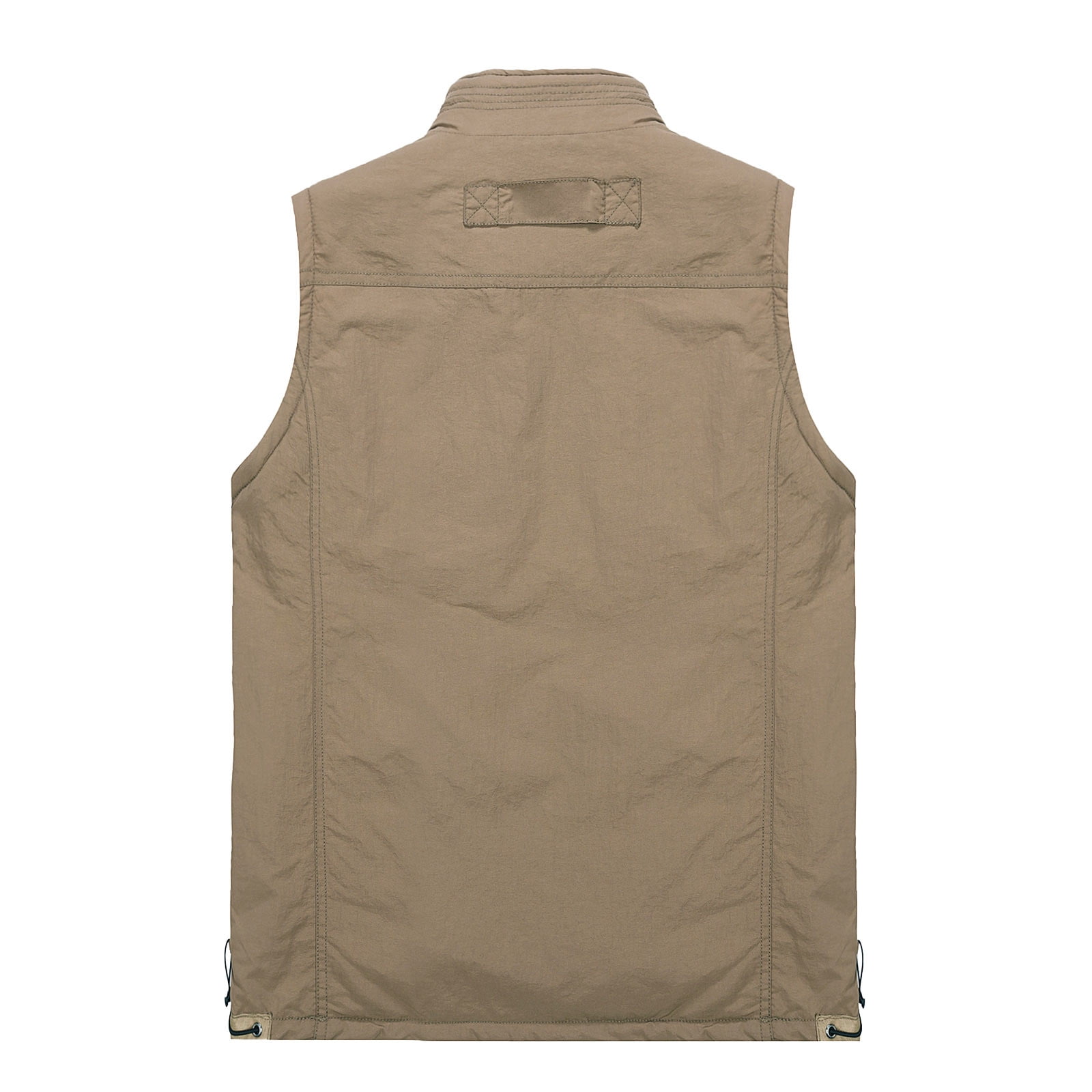 Leesechin Men's Outdoor Vest Leisure Jacket Lightweight Vest with Zip ...