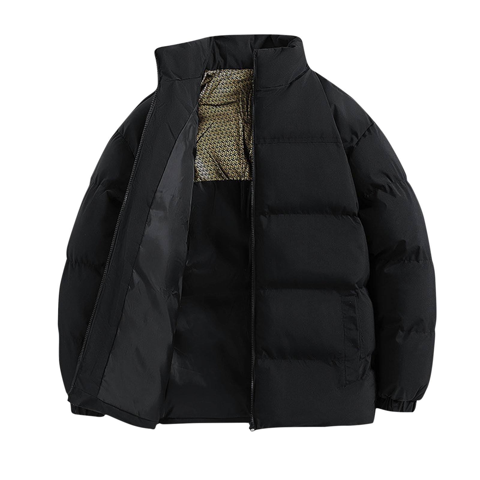 Leesechin Mens Puffer Jackets for Cold Weather Men's Fashion Casual ...