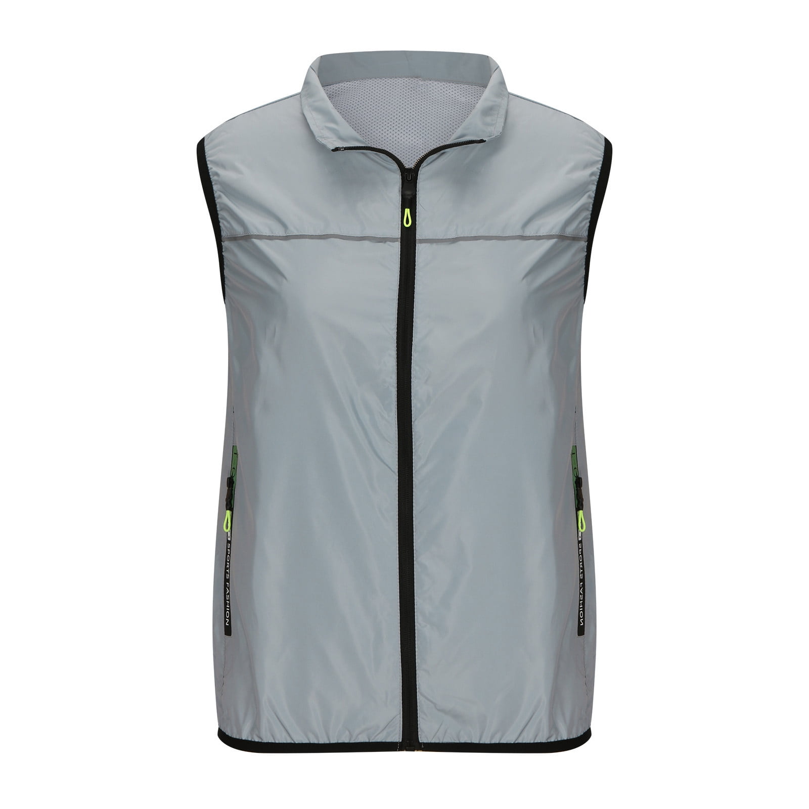 Leesechin Women's Lightweight Running Vest Outerwear with Pockets ...