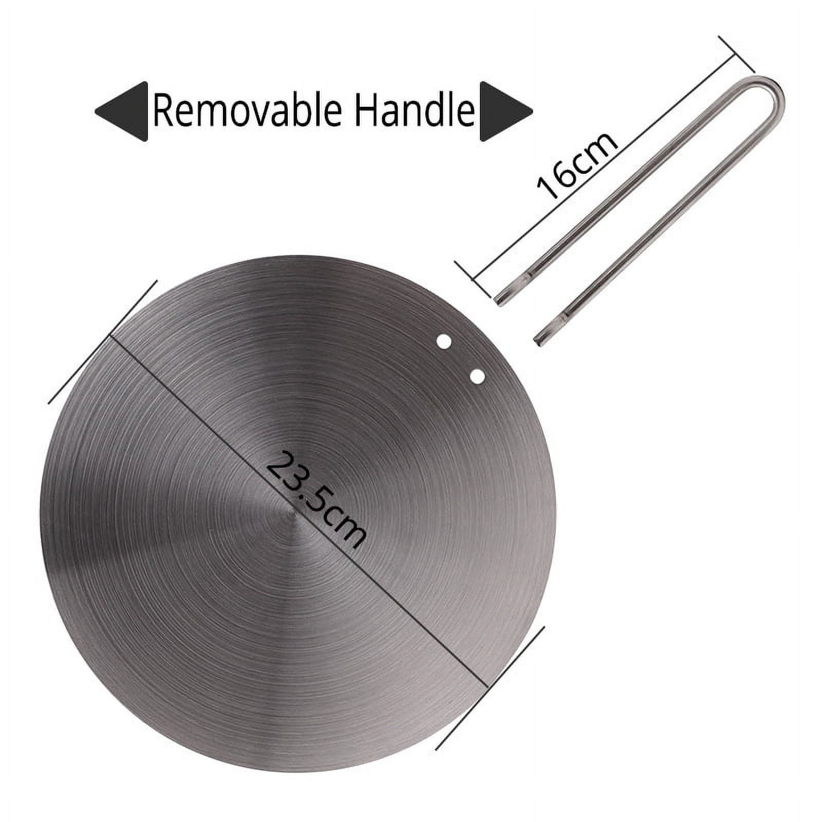 Leeseph Stainless Steel Gas and Electric Stovetop Heat Diffuser Ring ...