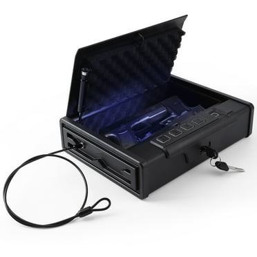 Blacksmith Biometric Gun Safe for Pistols with Fingerprint Hidden ...