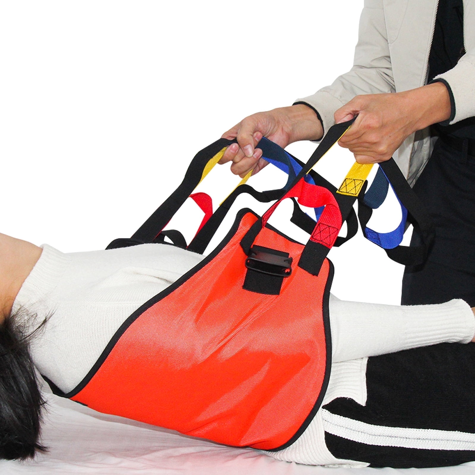 Leetye Mei Transfer Sling Patient Turning Device Belt Black Lift Pads ...