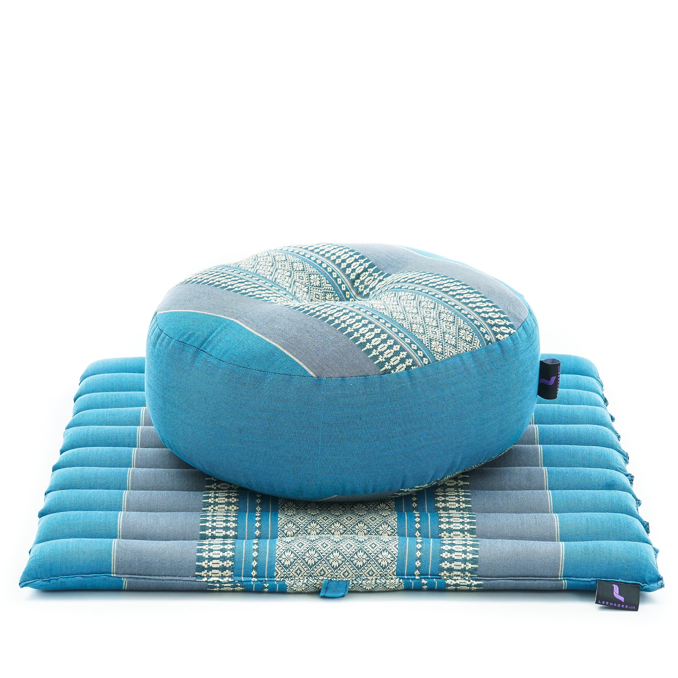 Leewadee Meditation Cushion Set – 1 Small Zafu Yoga Pillow and 1 Small ...