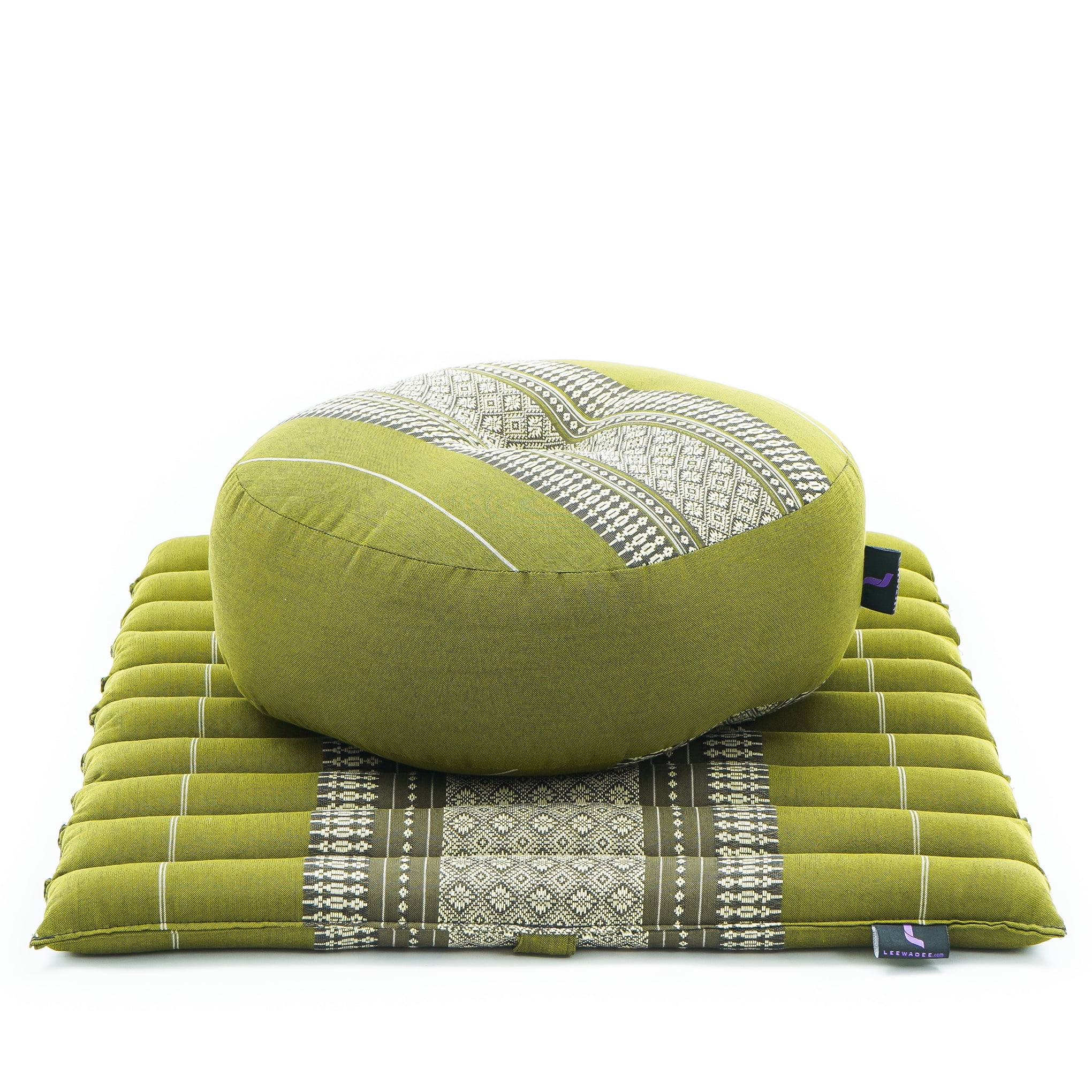Leewadee Roll-Up Yoga Mat with Pillow, Kapok Green - Walmart.com