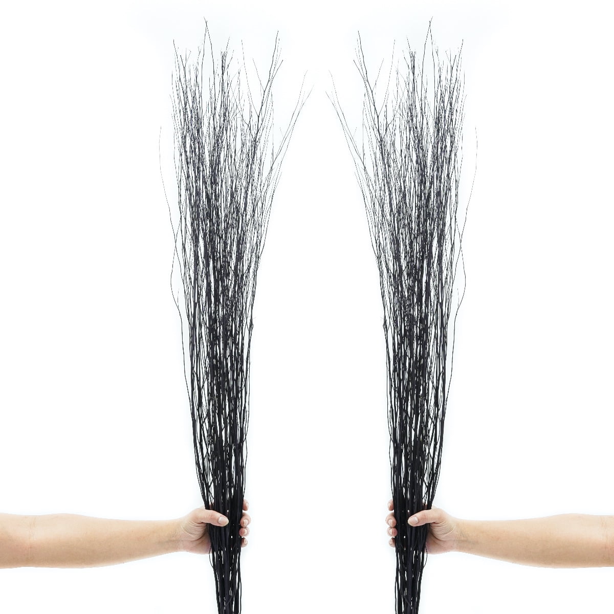 Leewadee Tall Vase Filler, Natural Grass Stems – 2 Bunches of Colored ...