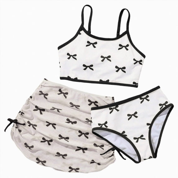 Leey-World Girl Swimsuit Cover Ups Girls Swimsuit 3 Piece Bathing Suits ...
