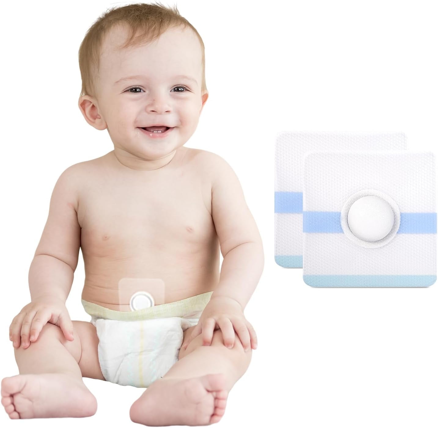 Lefeke Baby Belly Navel Patches(15 Pcs), Hernia Patch,Belly Button ...