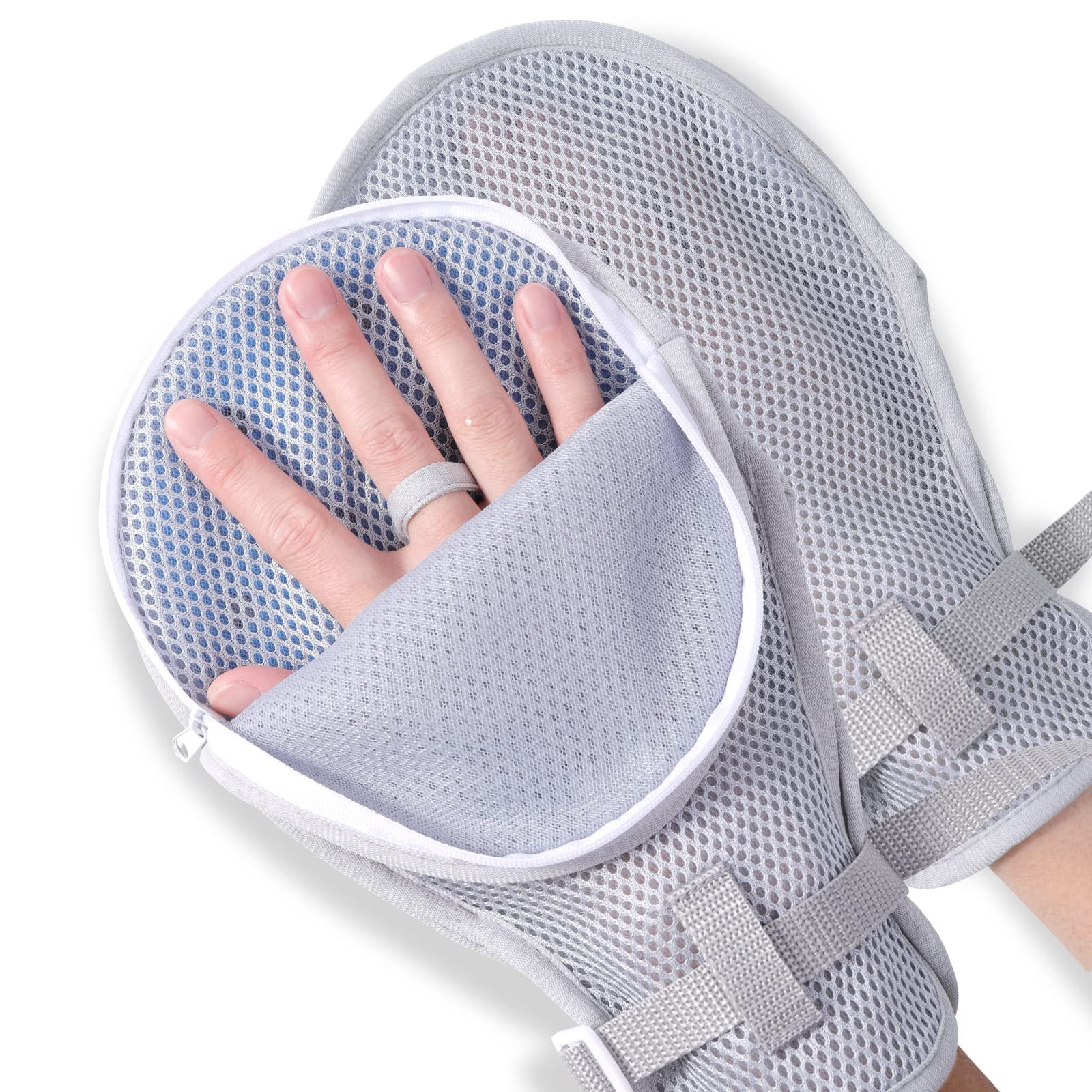 Lefeke Dementia Restraint Gloves 2pcs Hand-Control Mitts Hand Safety ...
