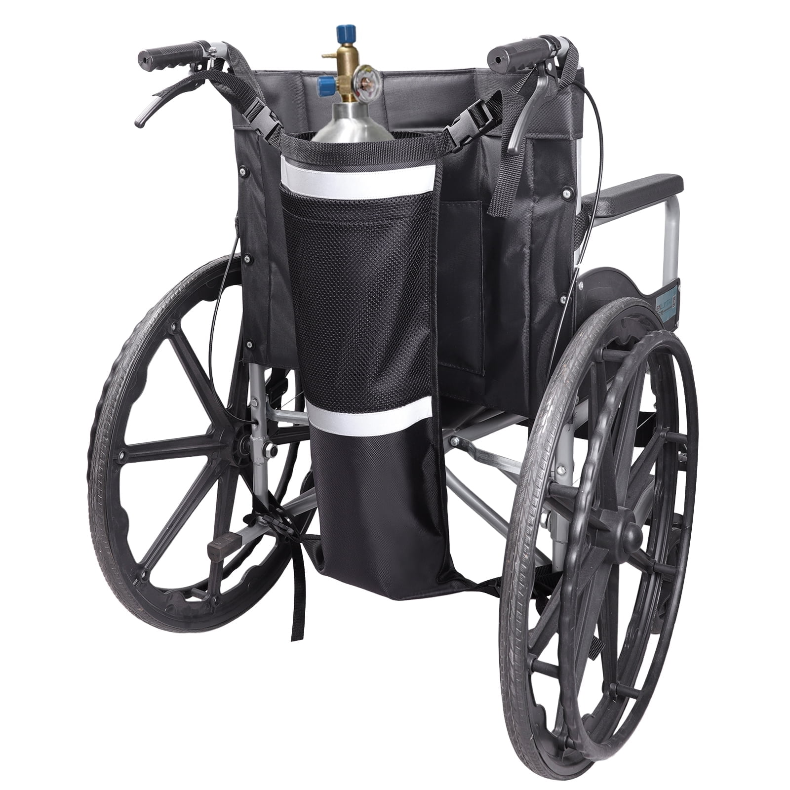 Lefeke Oxygen Tank Holder for Wheelchair, Portable D & E Cylinder ...