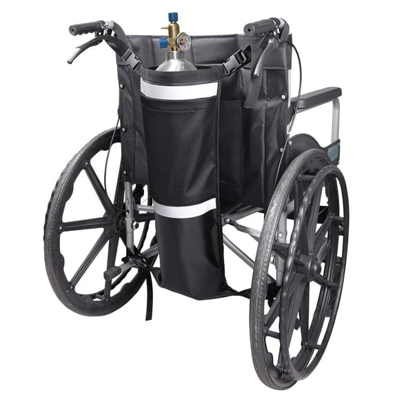 Lefeke Oxygen Tank Holder for Wheelchair, Portable D & E Cylinder ...