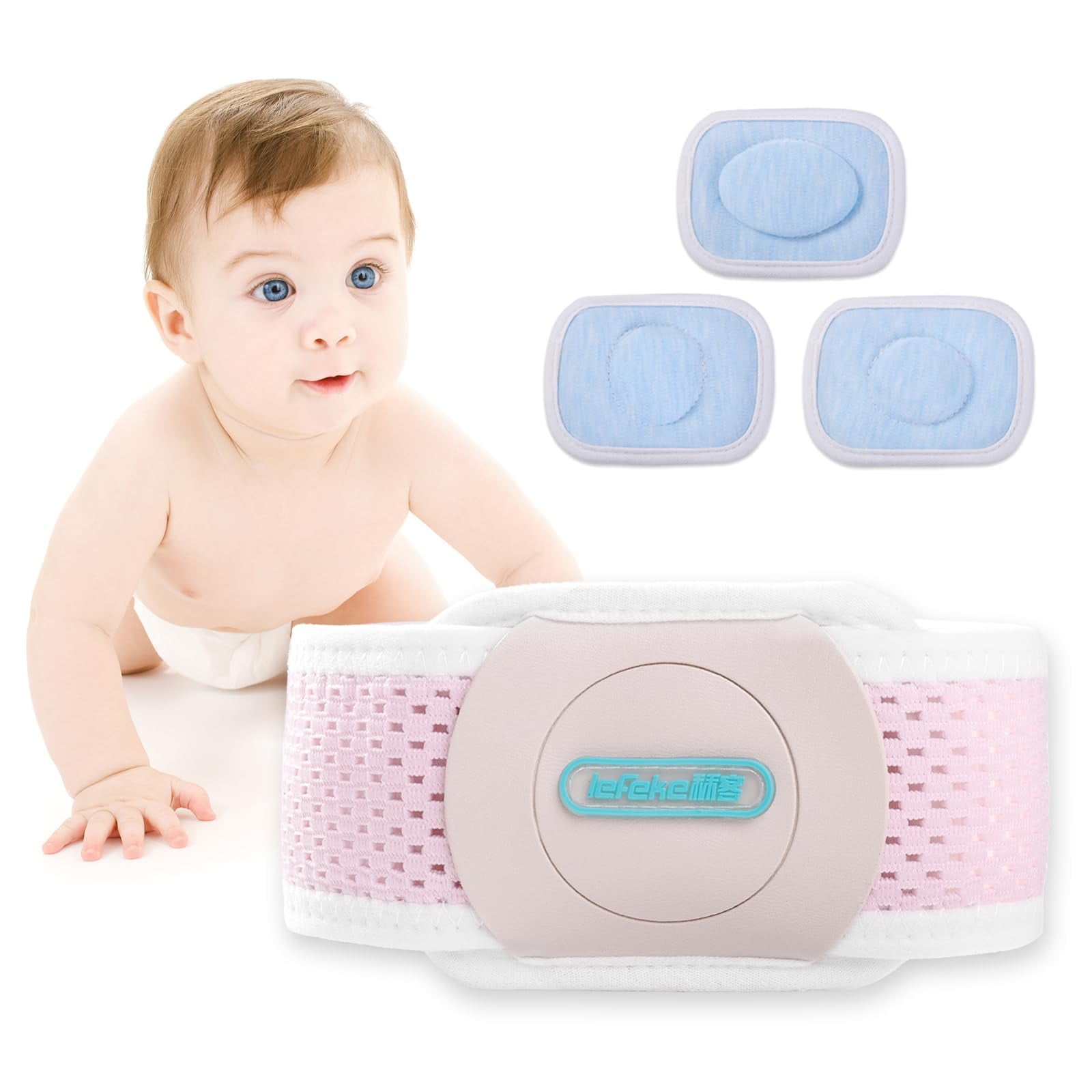 Lefeke Umbilical Hernia Belt Baby Belly Button Band, Newborn Belly Wrap ...