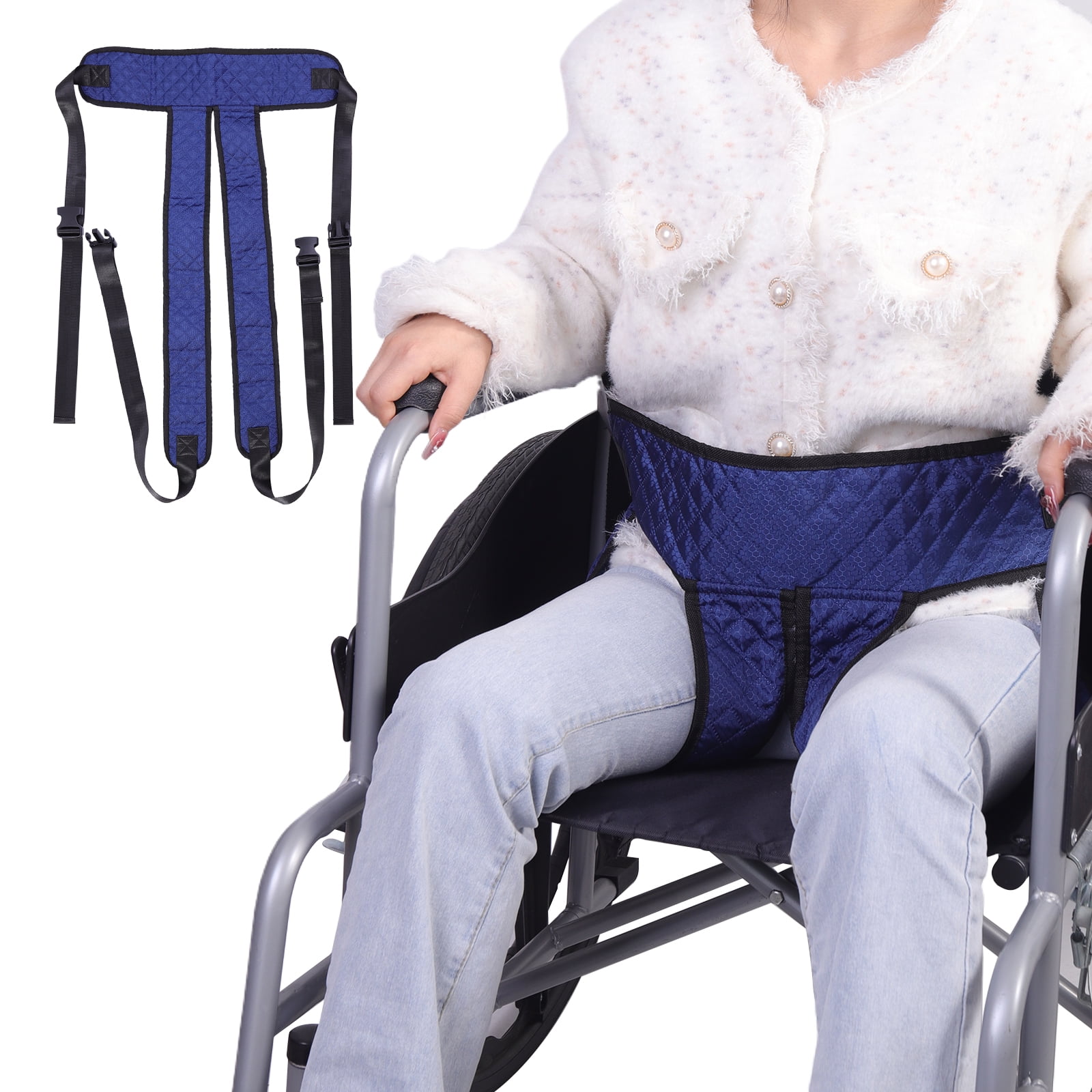 Lefeke Wheelchair Seatbelt, Anti-Fall Anti-skid Wheelchair Safety Belt ...