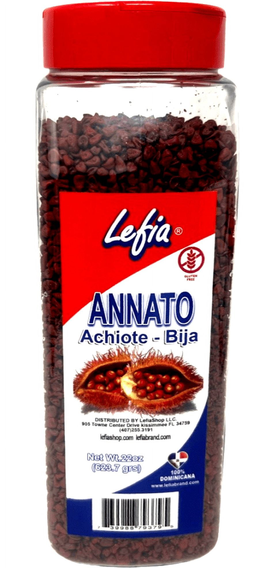 Lefia Annatto Whole Achiote Seed - Bija Entera Species Annatto - 22Oz - Walmart.com