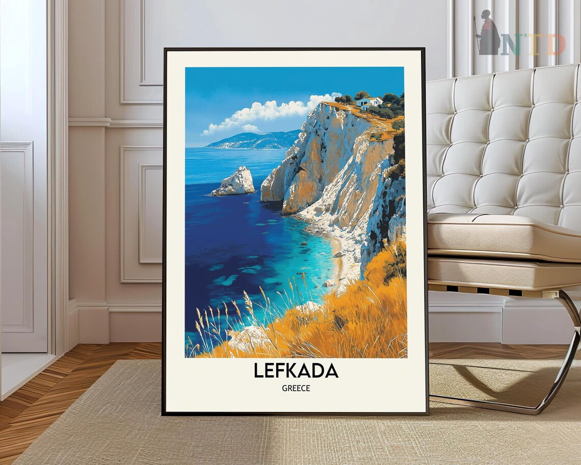 Lefkada Print, Lefkada Wall Art, Lefkada Poster, Lefkada Photo, Lefkada ...