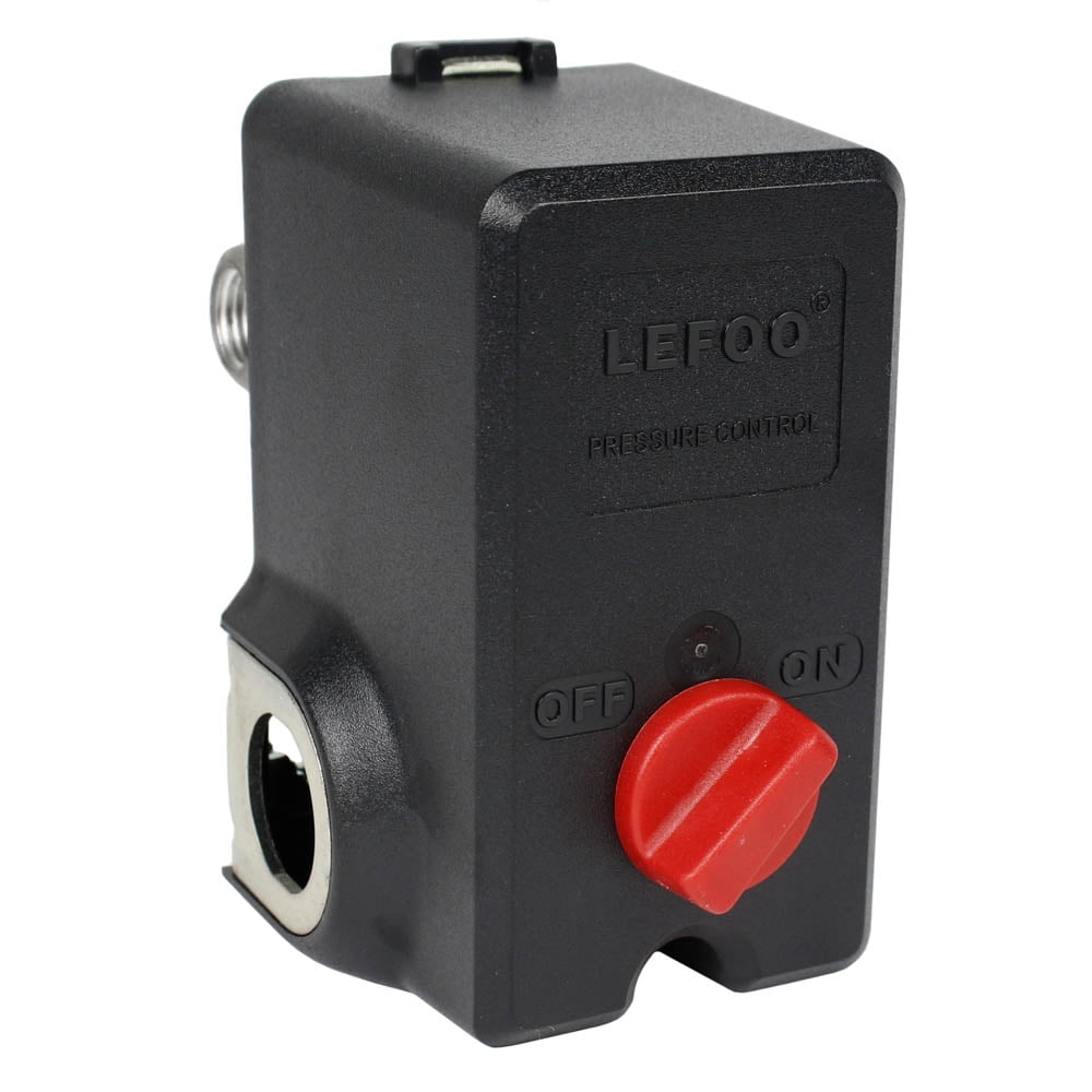 Lefoo 4 Port Air Compressor Pressure Switch Control Valve 140-175 PSI ...
