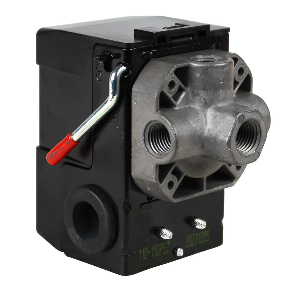 Lefoo LF10-M4 Air Compressor Pressure Switch 110-150 PSI 4-Port ...