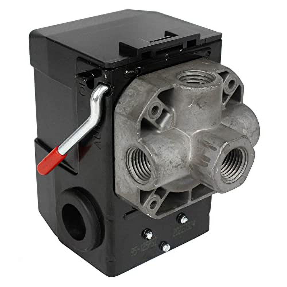 Lefoo Quality Air Compressor Pressure Switch Control 95-125 PSI 4 Port ...