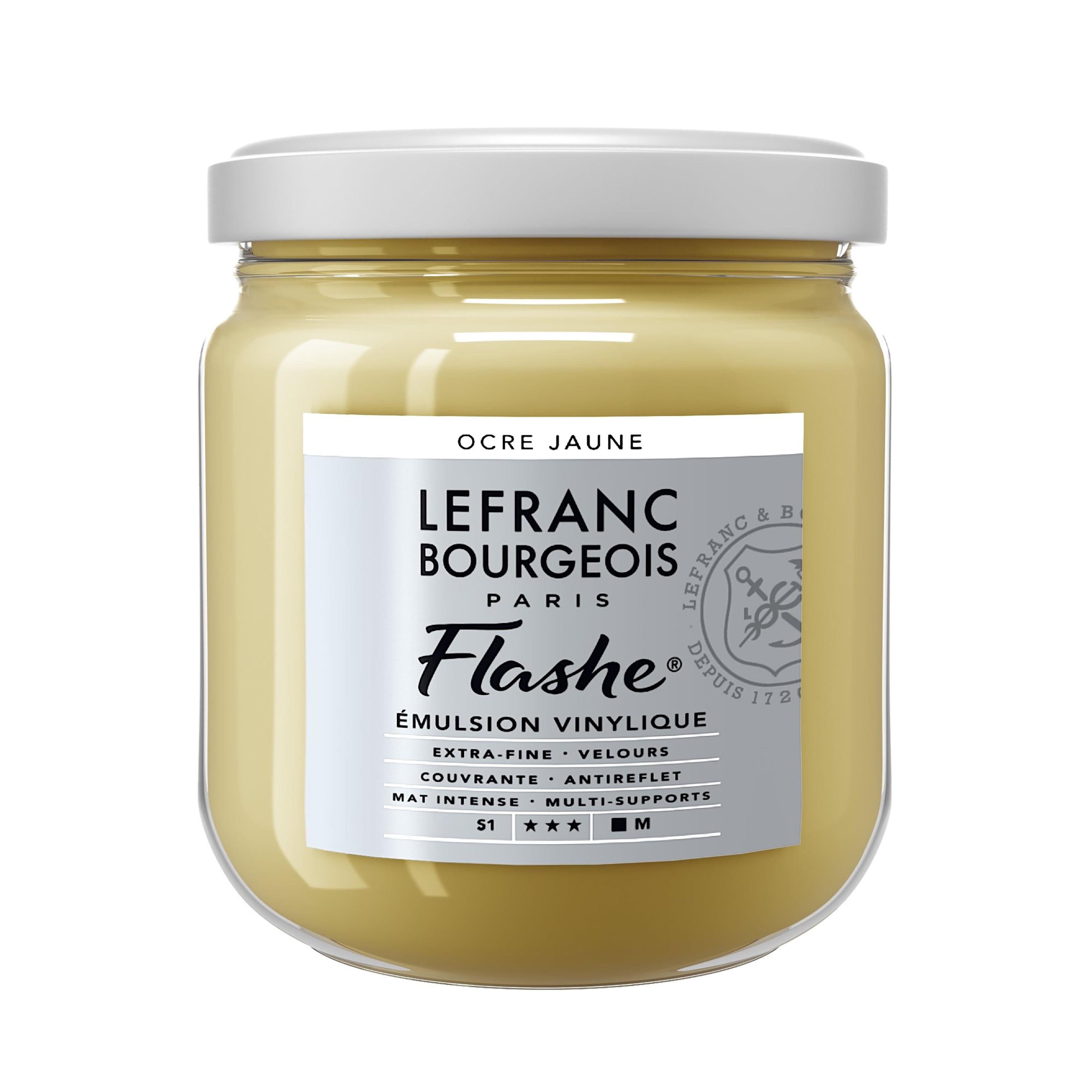 Lefranc & Bourgeois Flashe Matte Artist's Color, 400ml, Yellow Ochre ...
